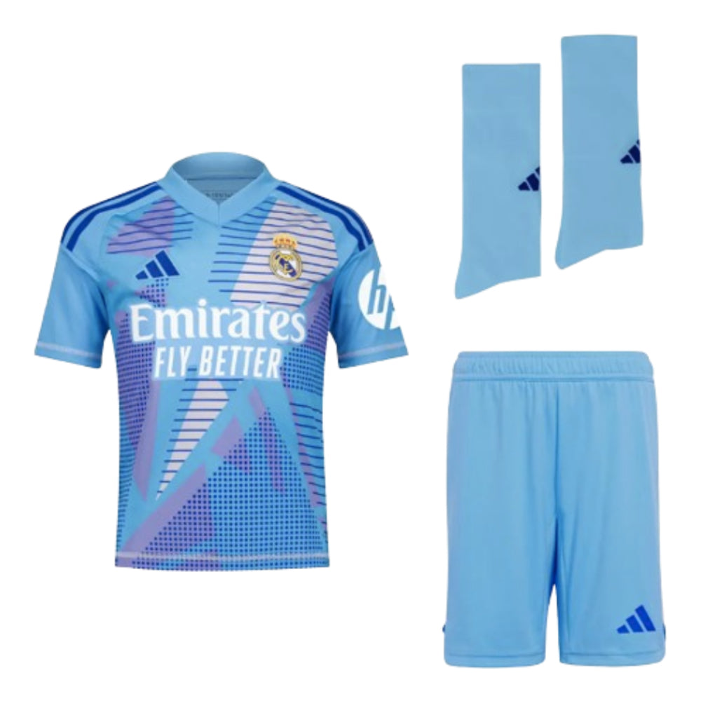 2024-2025 Real Madrid Home Goalkeeper Youth Kit